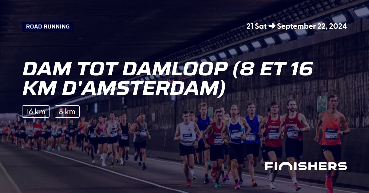 🏃 Dam Tot Damloop (8 et 16 km d'Amsterdam) 2024 - All the information ...