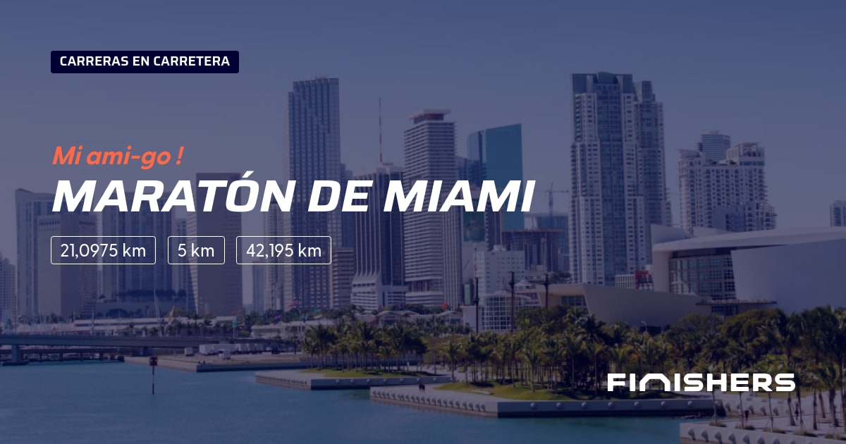 🏃 Maratón de Miami 2026 - Toda la información sobre los recorridos e ...