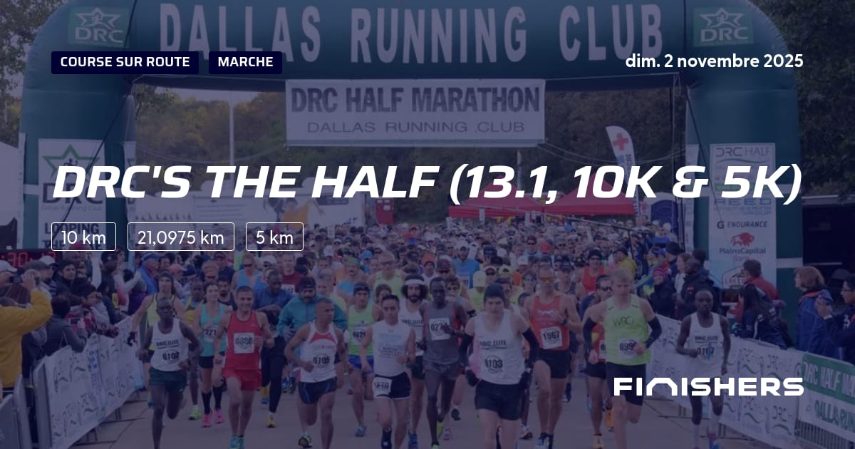 🏃 DRC's The Half (13.1, 10K & 5K) 2025 - Parcours, inscriptions ...