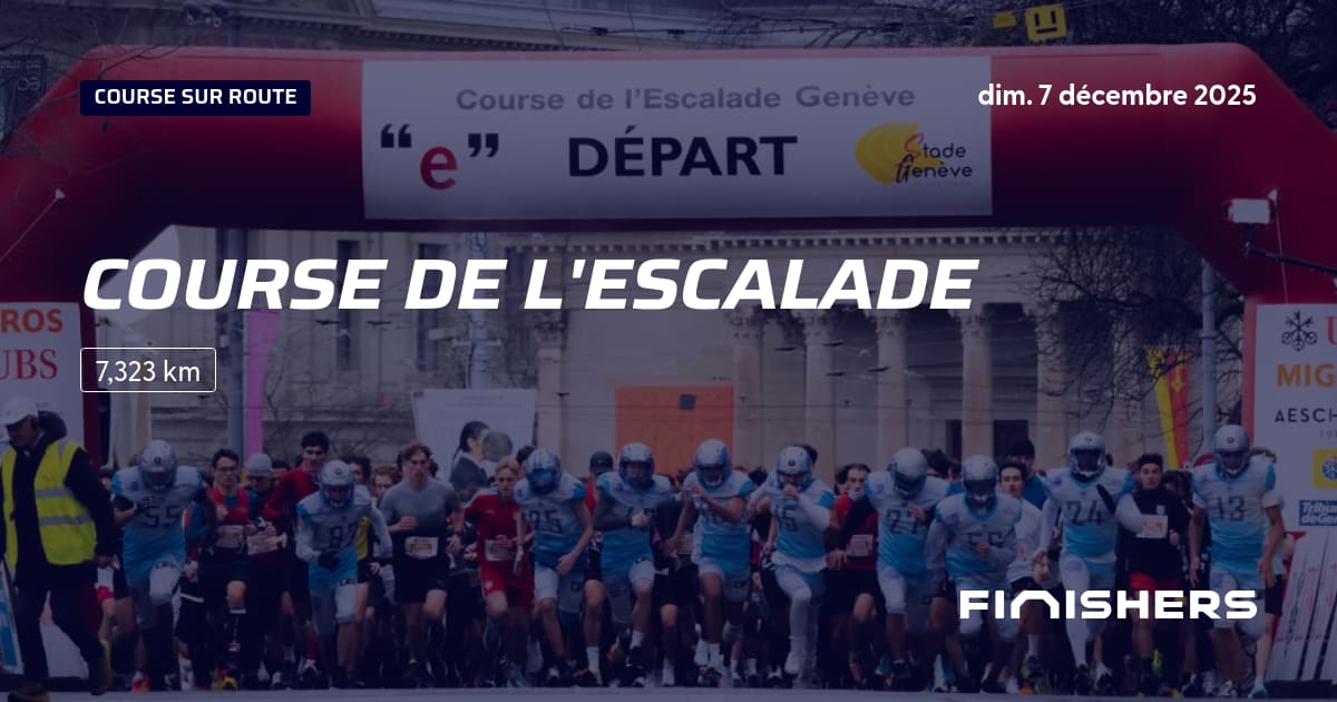 🏃 Course de l'Escalade 2025 - Parcours, inscriptions & résultats ...