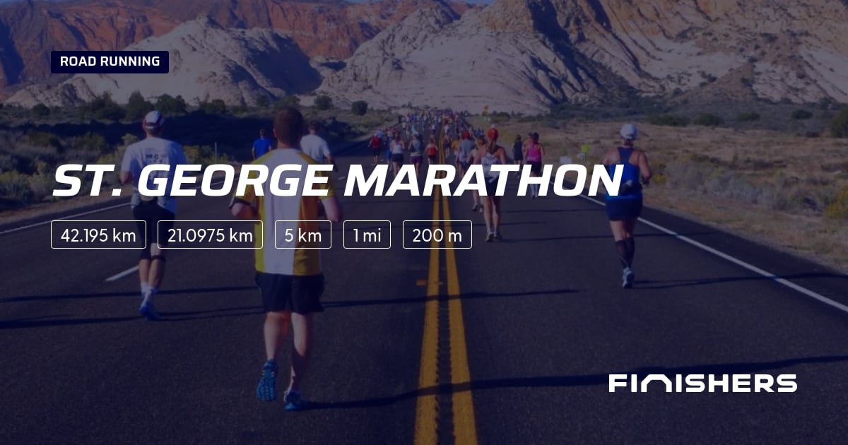 🏃 St. George Marathon 2025 - All the information about the race and ...