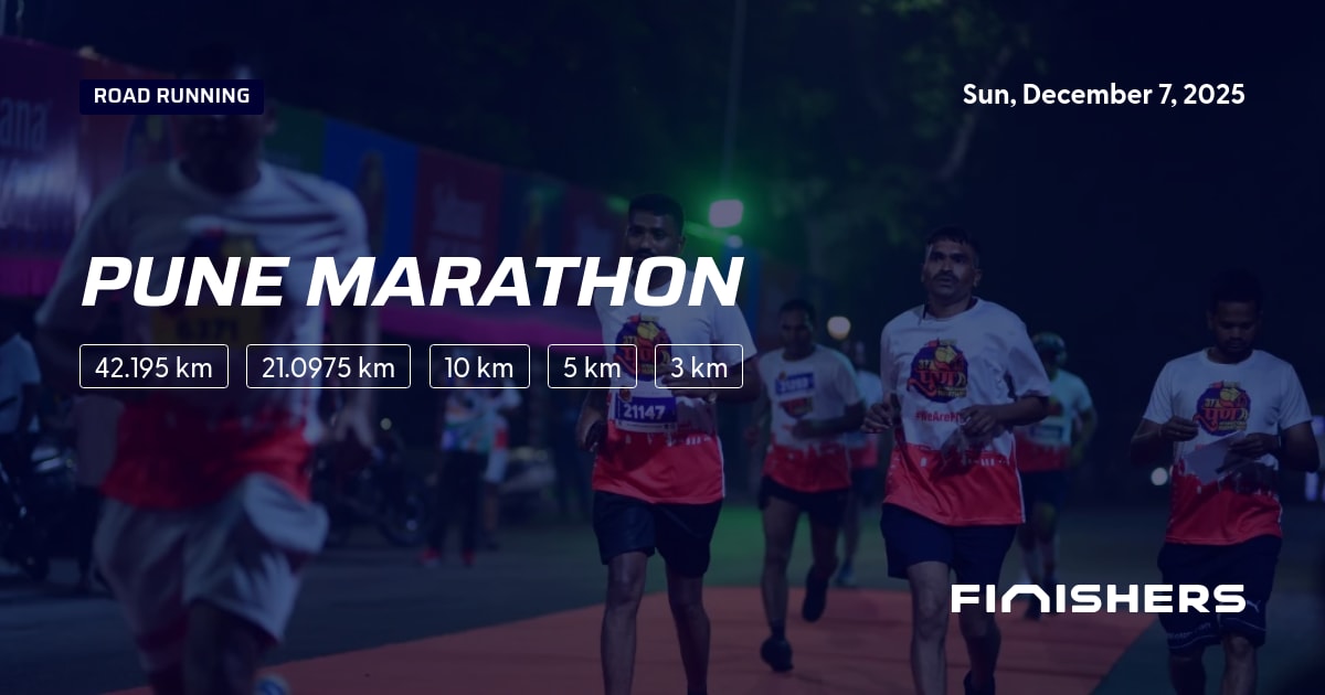 🏃 Pune Marathon 2025 - All the information about the race and ...