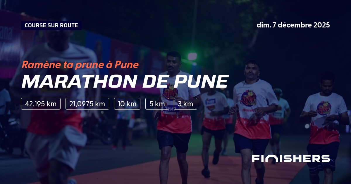 🏃 Marathon de Pune 2025 - Parcours, inscriptions & résultats | Finishers