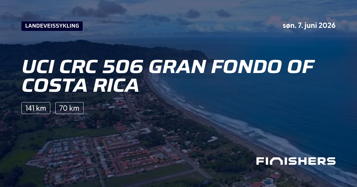 🏃 UCI CRC 506 Gran Fondo of Costa Rica 2026 - All informasjon om løpet ...