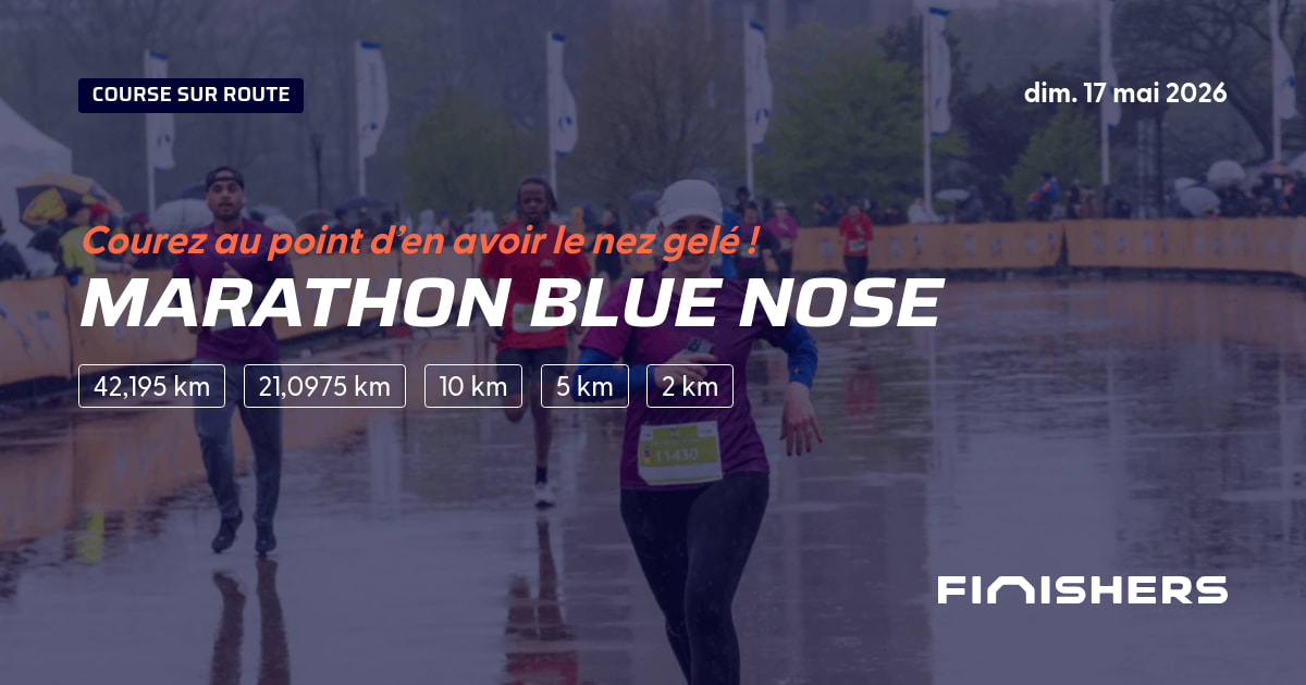 🏃 Marathon Blue Nose 2026 - Parcours, inscriptions & résultats | Finishers