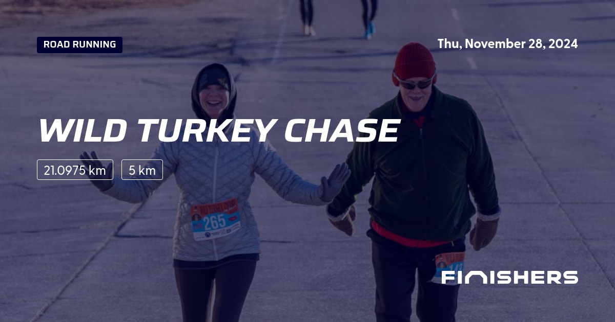 🏃 Wild Turkey Chase 2024 - All the information about the race and ...