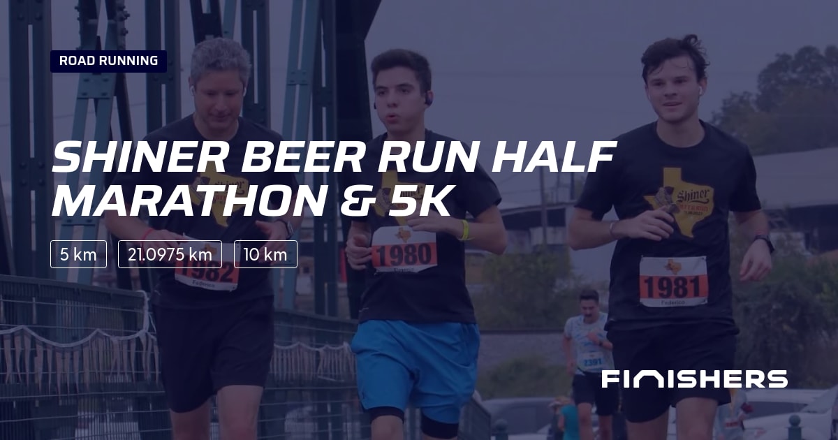 🏃 Shiner Beer Run Half Marathon & 5K 2025 - All the information about ...