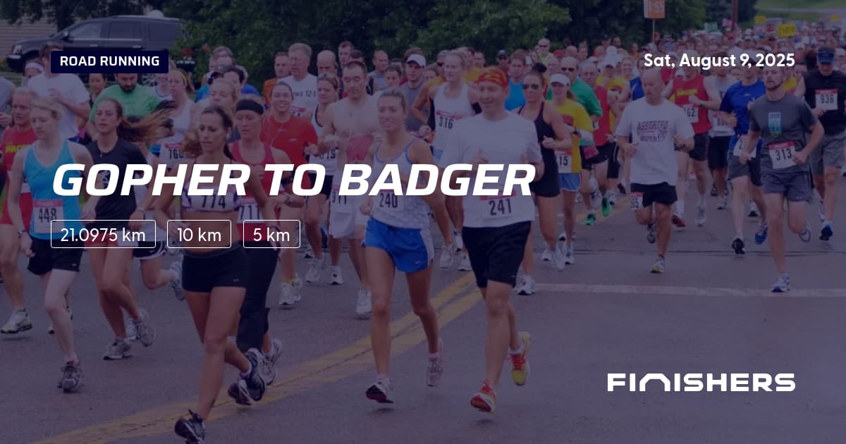 🏃 Gopher to Badger 2025 - All the information about the race and ...