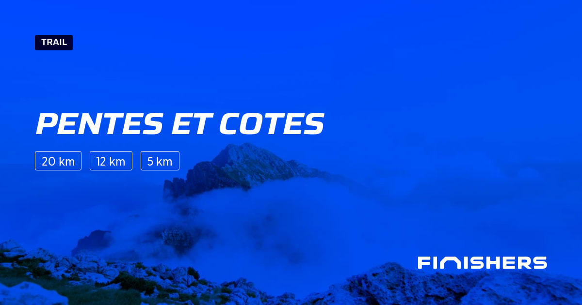 🏃 Pentes et cotes 2025 - Parcours, inscriptions & résultats | Finishers