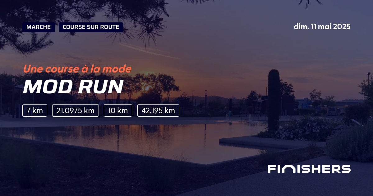 🏃 Résultats Mod Run | Finishers