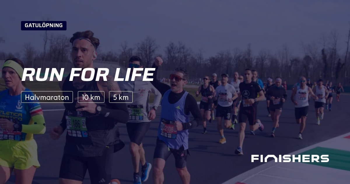 🏃 Run for Life 2027 - All information om loppet och anmälningsprocessen ...