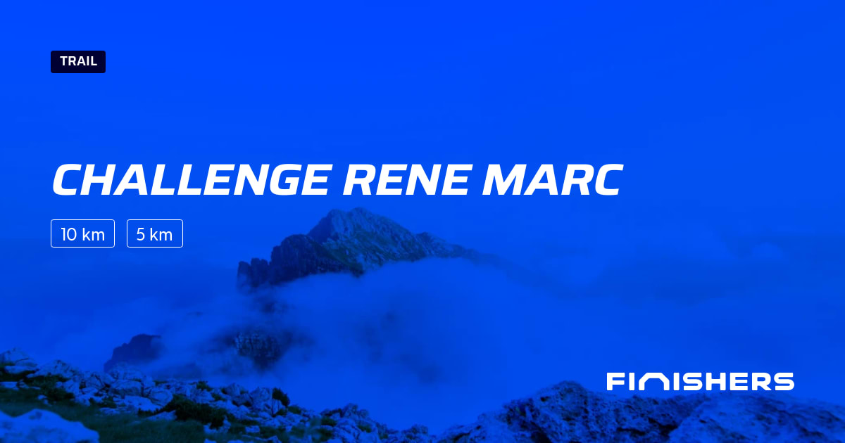 🏃 Challenge rene marc 2026 - Parcours, inscriptions & résultats | Finishers