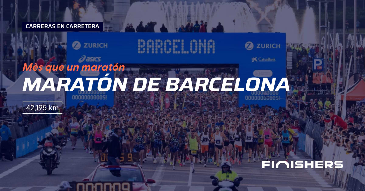 🏃 Maratón de Barcelona 2026 - Toda la información sobre los recorridos ...