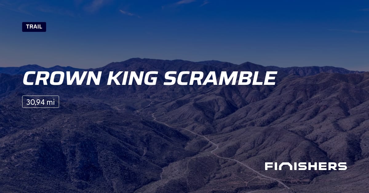🏃 Crown King Scramble 2026 - Toda a informação sobre a corrida e o ...