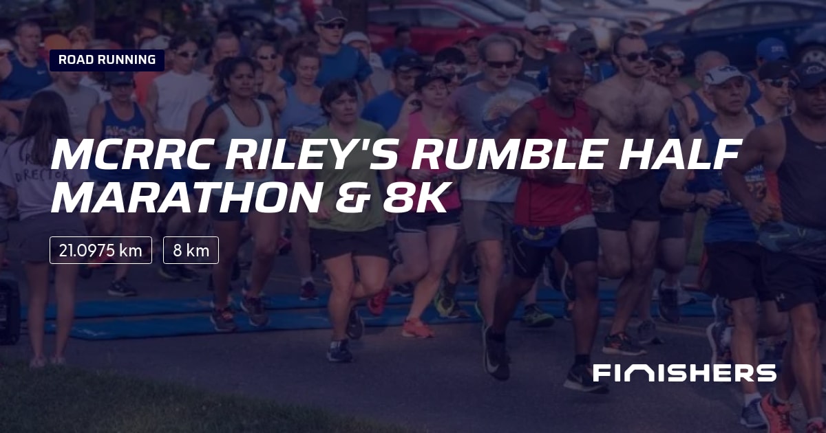 🏃 MCRRC Riley's Rumble Half Marathon & 8K 2026 - All the information ...
