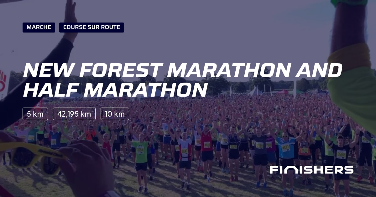 🏃 New Forest Marathon and Half Marathon 2025 - Parcours, inscriptions ...