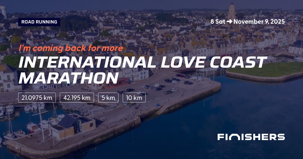 🏃 International Love Coast Marathon 2025 - All the information about the race and registration ...