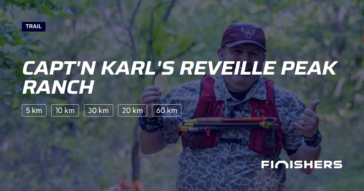 🏃 Capt'n Karl's Reveille Peak Ranch 2026 - All informasjon om løpet og ...
