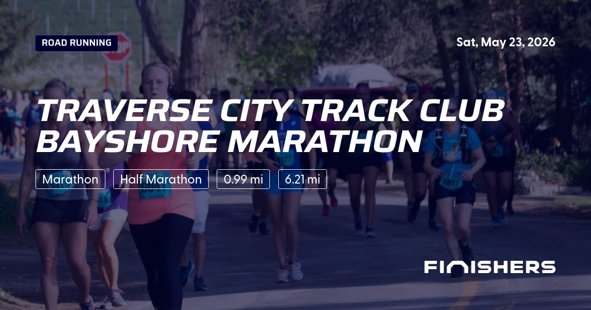 🏃 Traverse City Track Club Bayshore Marathon 2026 - All the information about the race and ...