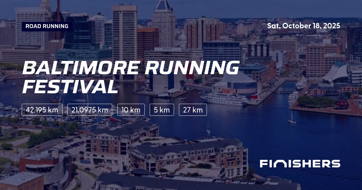 🏃 Baltimore running Festival 2025 - All the information about the race ...