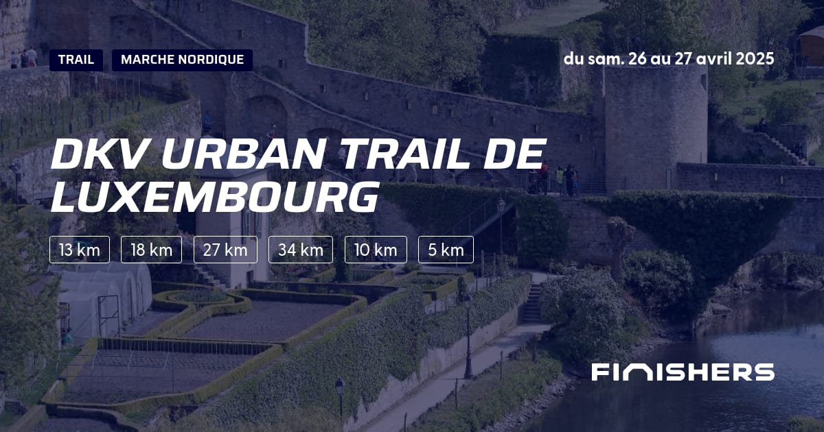 🏃 DKV Urban Trail de Luxembourg 2025 - Parcours, inscriptions ...