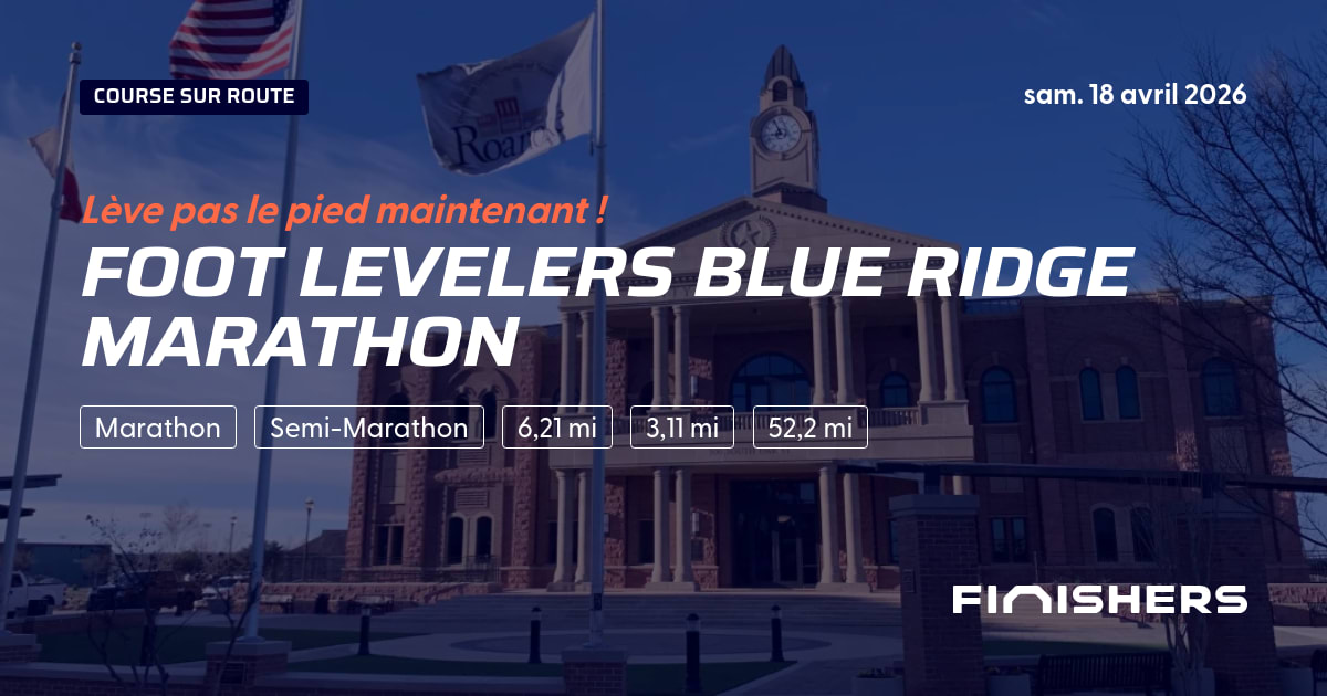 🏃 Foot Levelers Blue Ridge Marathon 2026 - Parcours, inscriptions ...