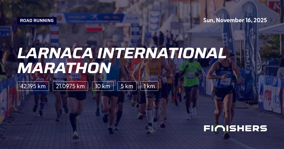 🏃 Larnaca International Marathon 2025 - All the information about the ...