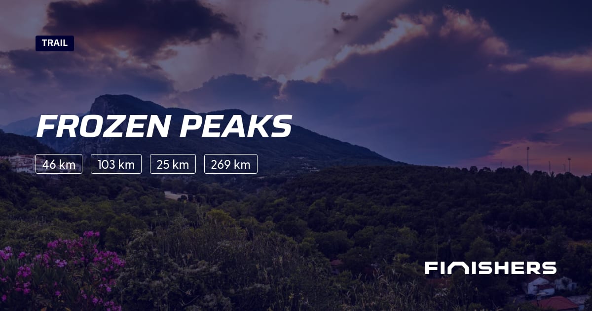 🏃 Frozen Peaks 2027 - Toda a informação sobre a corrida e o processo de ...