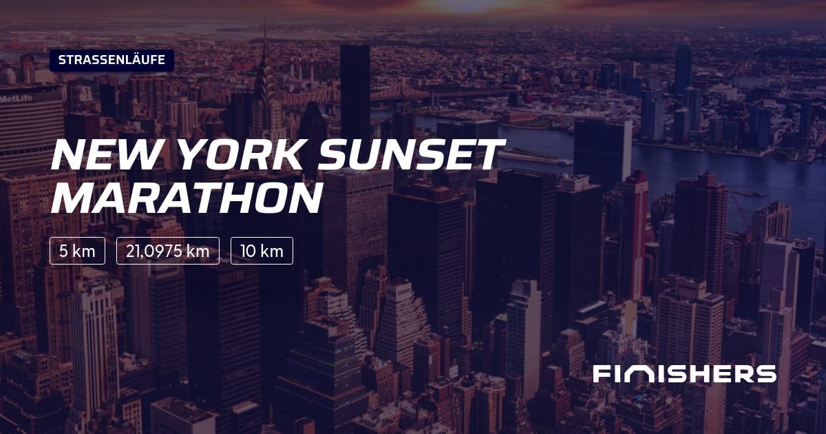 🏃 New York Sunset Marathon 2026 - Alle Strecken-, Ergebnis- und Anmeldeinfos | Finishers