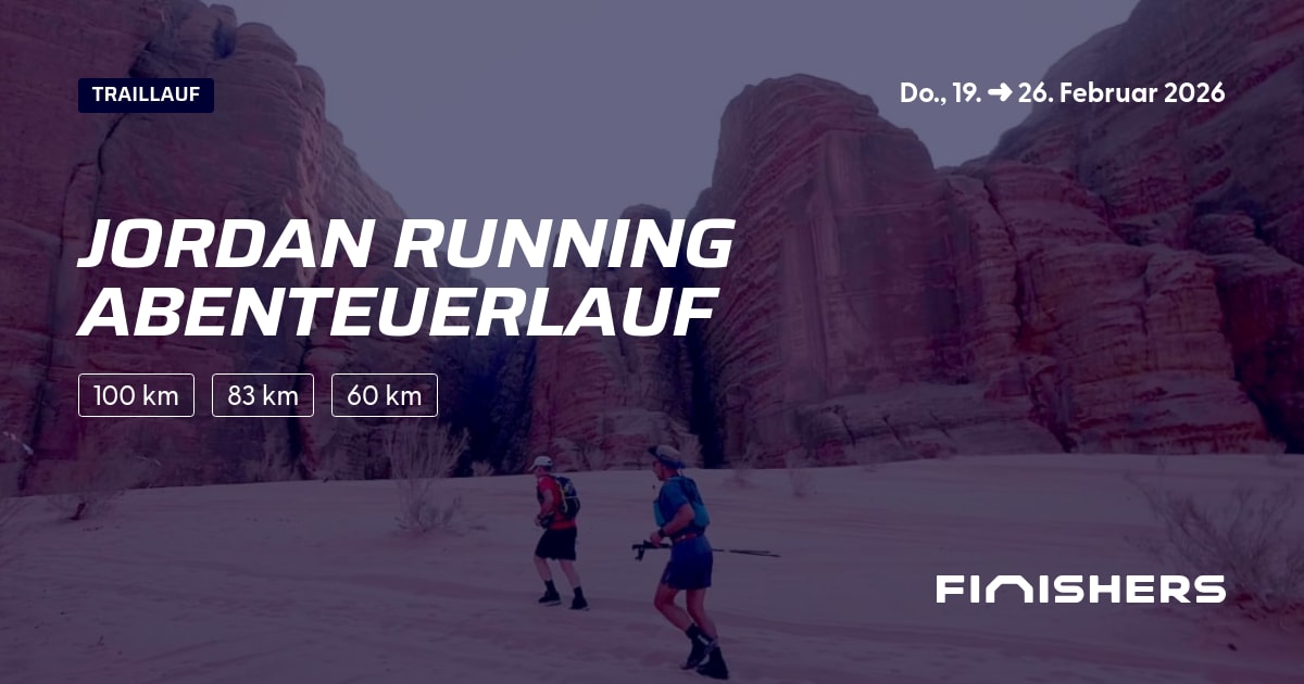🏃 Jordan Running Abenteuerlauf 2026 - Alle Strecken-, Ergebnis- und ...