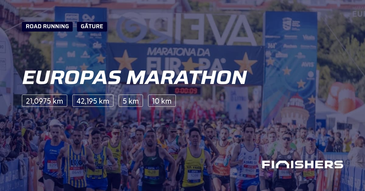 🏃 Europas Marathon 2026 - Rute, tilmelding og resultater | Finishers