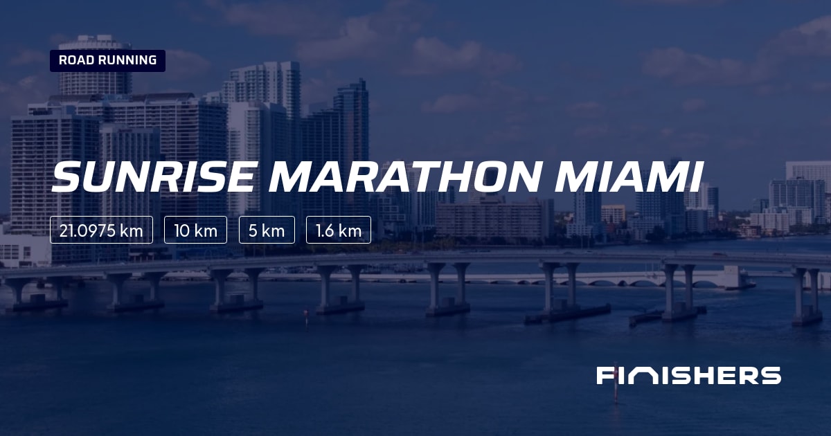 🏃 Sunrise Marathon Miami 2026 - All the information about the race and ...
