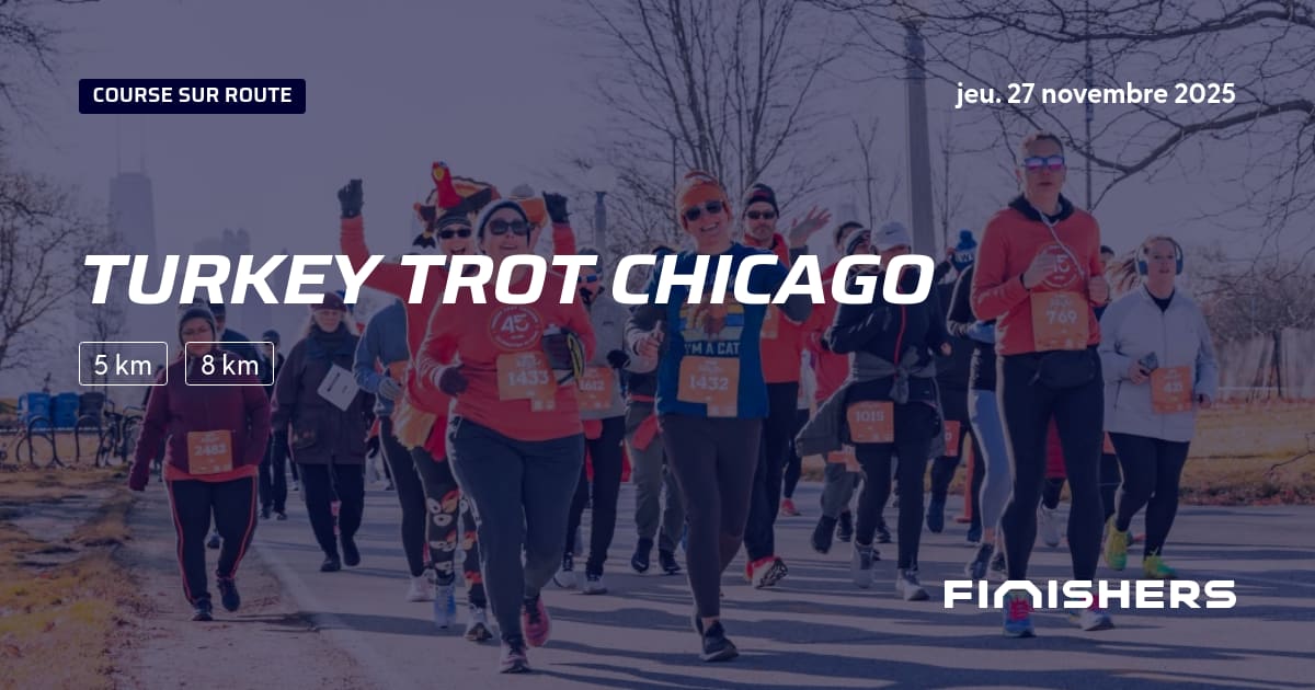 🏃 Turkey Trot Chicago 2025 - Parcours, inscriptions & résultats | Finishers