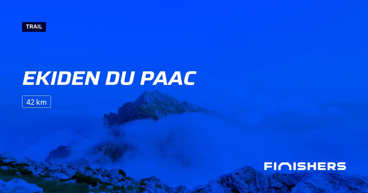 🏃 Ekiden du PAAC 2026 - All the information about the race and ...