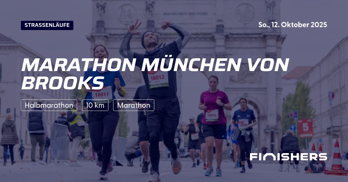 🏃 Marathon München von Brooks 2025 - Alle Strecken-, Ergebnis- und ...