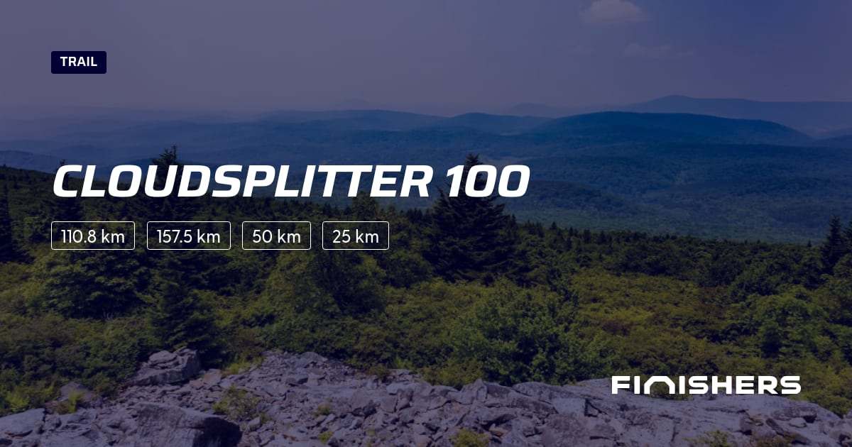 🏃 Cloudsplitter 100 2026 - All the information about the race and registration process | Finishers
