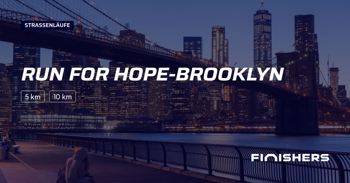 🏃 Run For Hope-Brooklyn 2026 - Alle Strecken-, Ergebnis- und Anmeldeinfos | Finishers