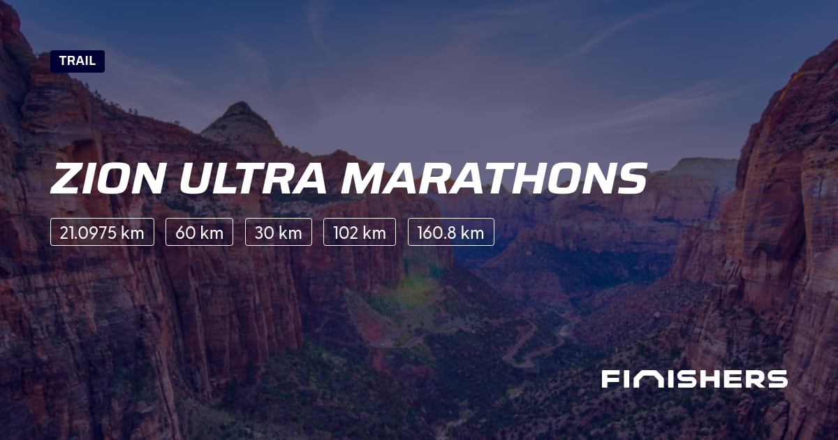 🏃 Zion Ultra Marathons 2026 - All the information about the race and ...