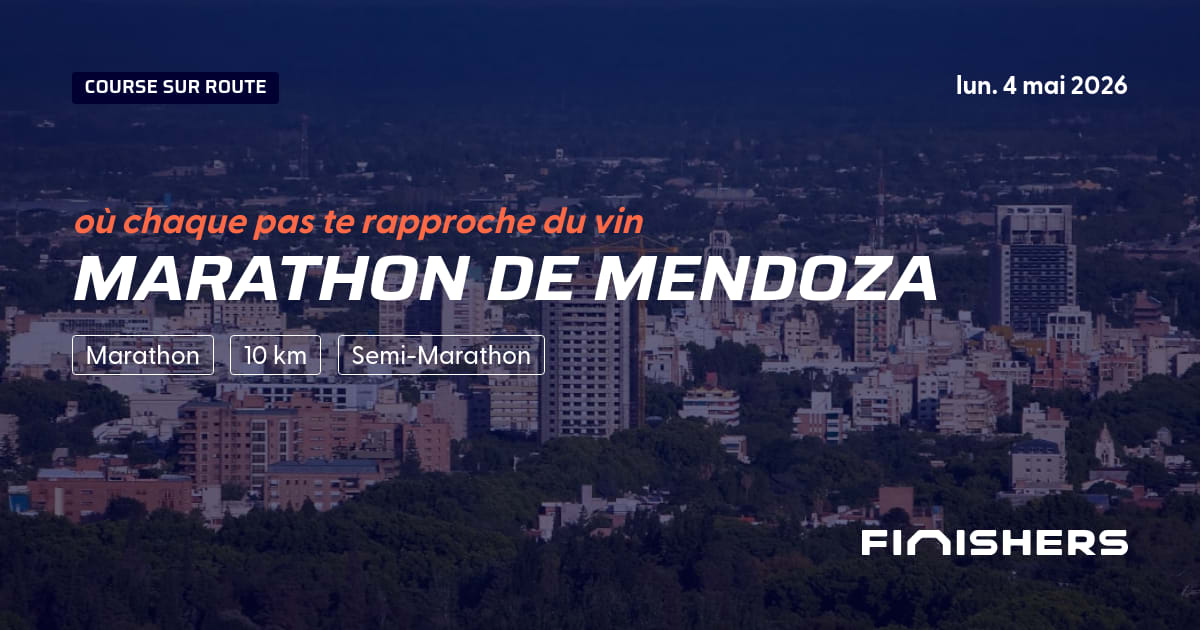 🏃 Marathon de Mendoza 2026 - Parcours, inscriptions & résultats | Finishers