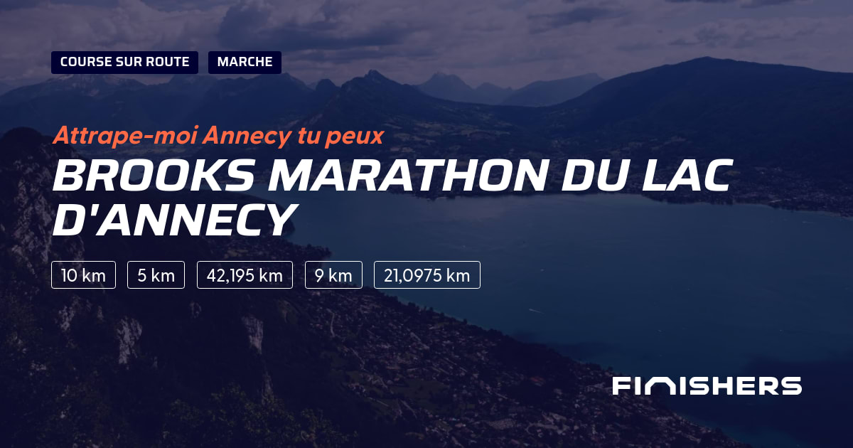 🏃 Brooks Marathon du Lac d'Annecy 2026 - Parcours, inscriptions ...