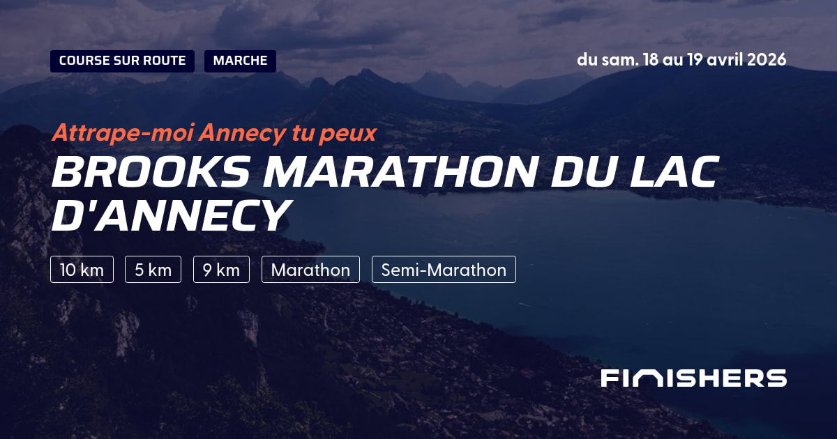 🏃 Résultats Brooks Marathon du Lac d'Annecy | Finishers