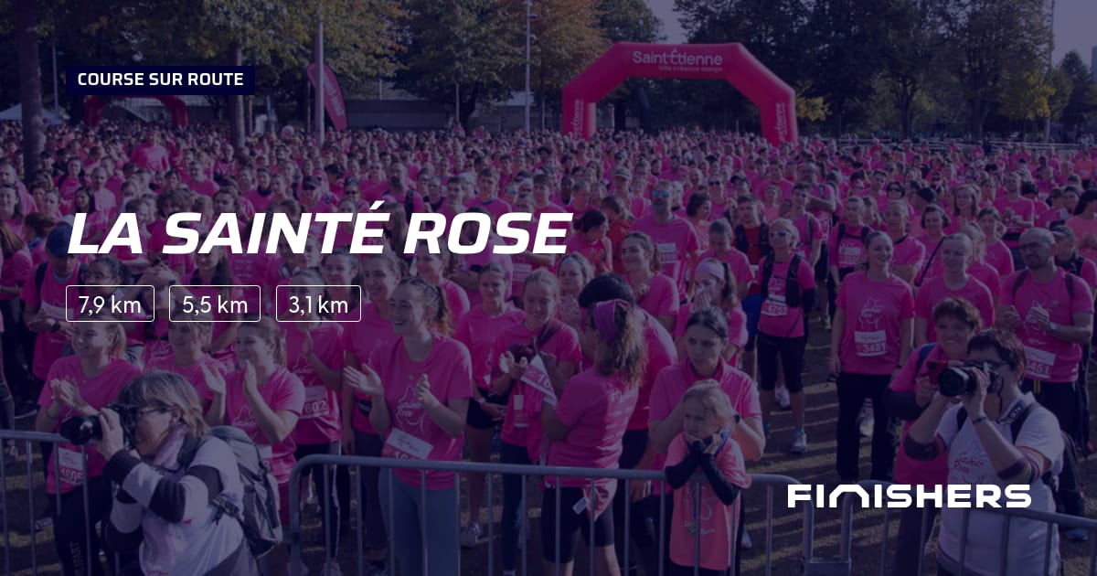 🏃 La Sainté Rose 2026 - Parcours, inscriptions & résultats | Finishers