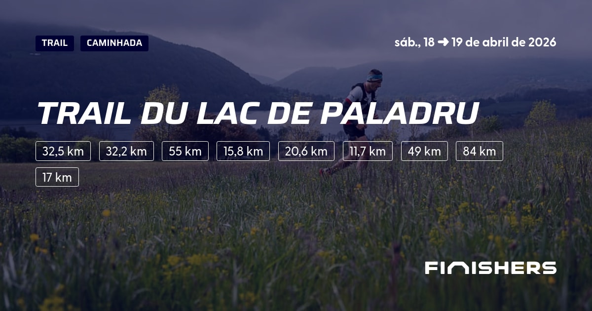 🏃 Trail du Lac de Paladru resultados | Finishers