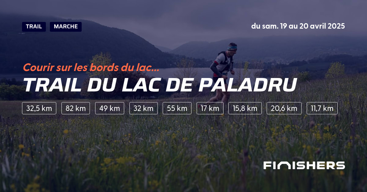 🏃 Résultats Trail du Lac de Paladru | Finishers