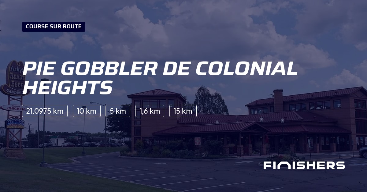🏃 Pie Gobbler de Colonial Heights 2025 - Parcours, inscriptions ...