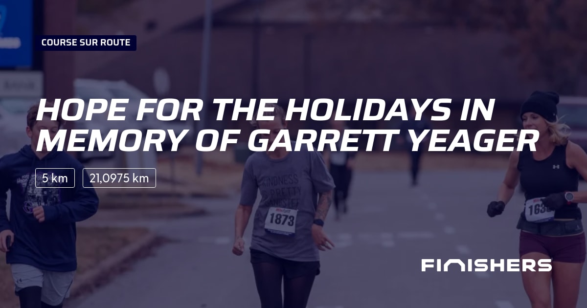 🏃 Hope for the Holidays in Memory of Garrett Yeager 2025 - Parcours ...