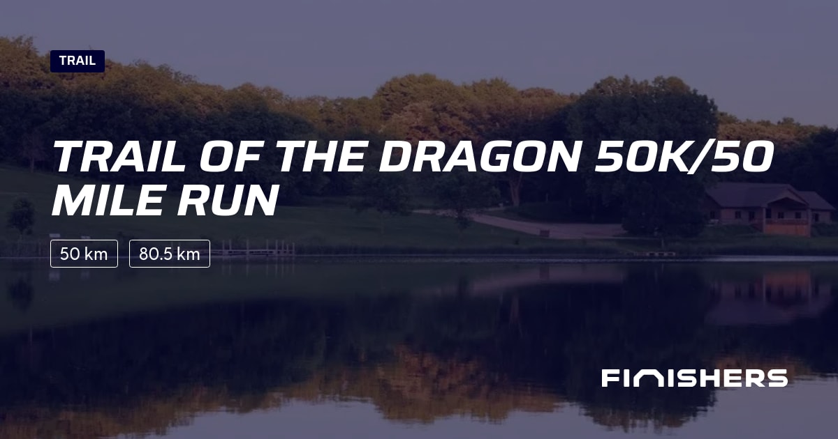 🏃 Trail of the Dragon 50K/50 mile Run 2026 - All the information about ...
