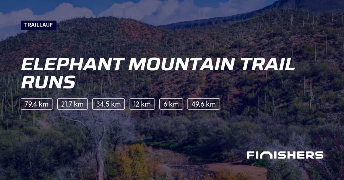 🏃 Elephant Mountain Trail Runs 2025 - Alle Strecken-, Ergebnis- und ...