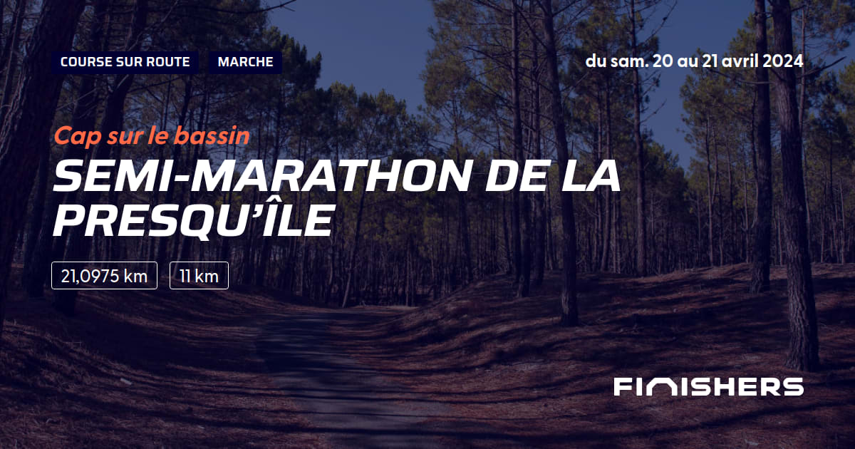 🏃 Semi-Marathon de la Presqu’île 2023 - Parcours, inscriptions ...