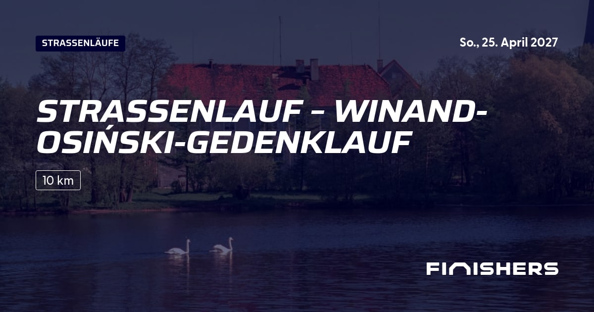 🏃 Straßenlauf – Winand-Osiński-Gedenklauf 2027 - Alle Strecken ...